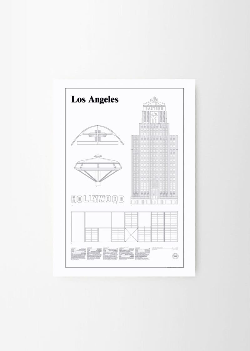Studio Esinam, Los Angeles Elevations - THE POSTER CLUB