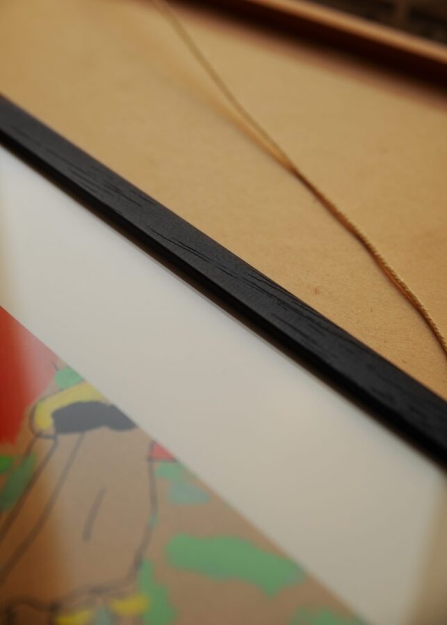 Black Oak Frame with real glass - THE POSTER CLUB