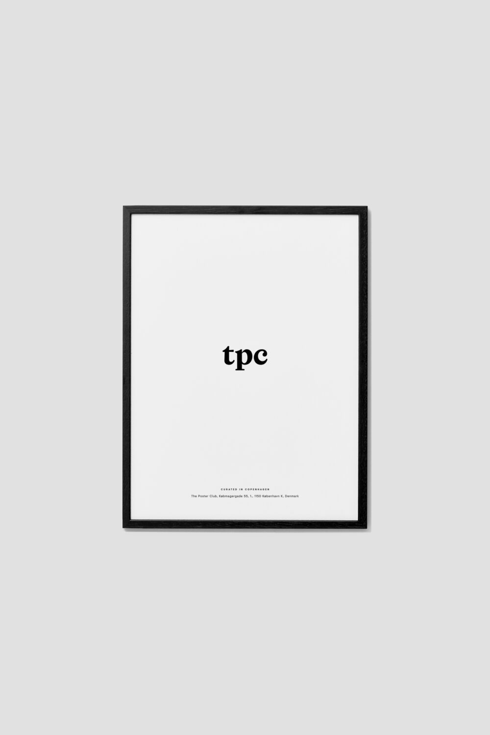 Thin Black Oak Frame with real glass - THE POSTER CLUB