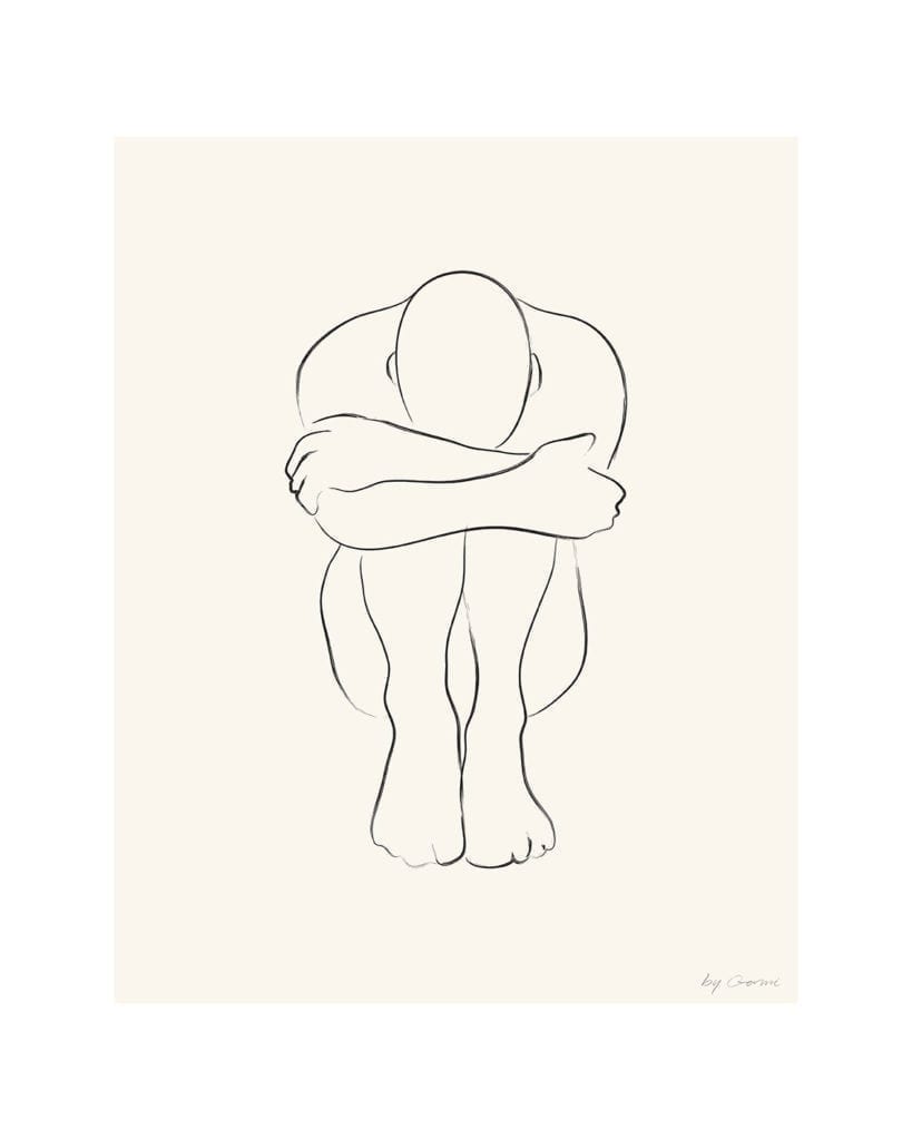 By Garmi, STATIC v2 Outline art print - The Poster Club