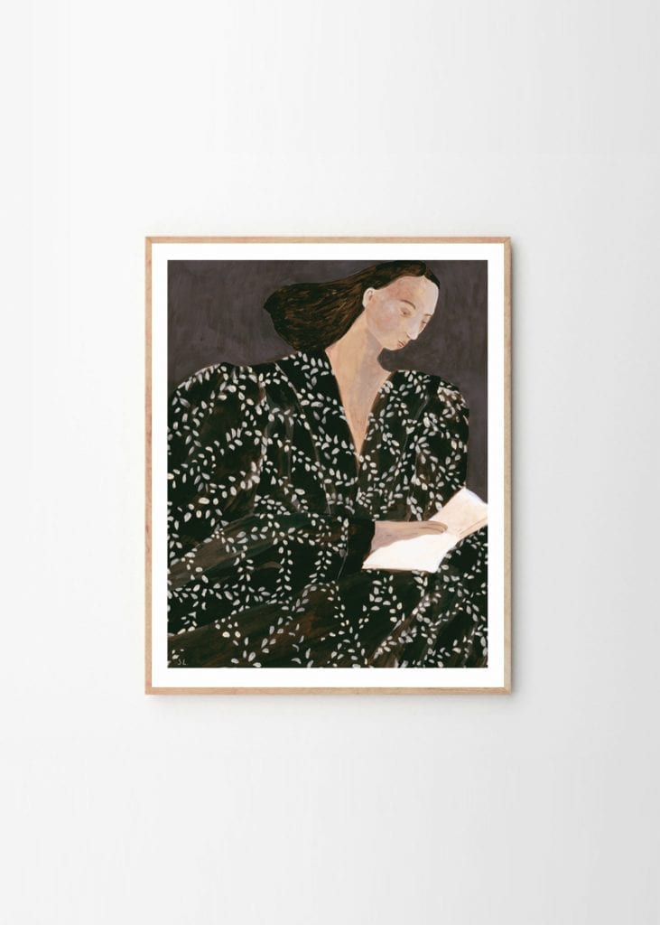 Fine Little Day, Reading print - THE POSTER CLUB