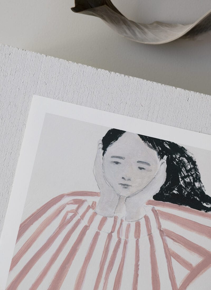 Sofia Lind, Still Waiting art print exclusively for THE POSTER CLUB