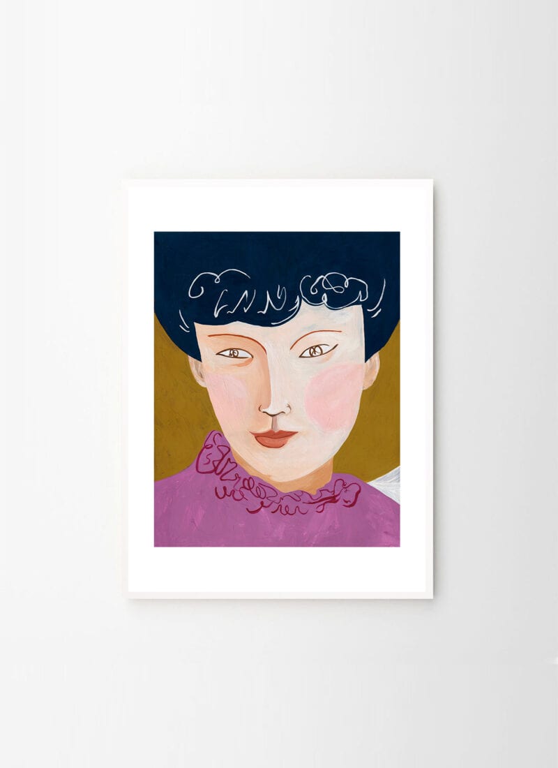 Jaron Su, Taiwanese Lady In 1950s Paris art print, The Poster Club