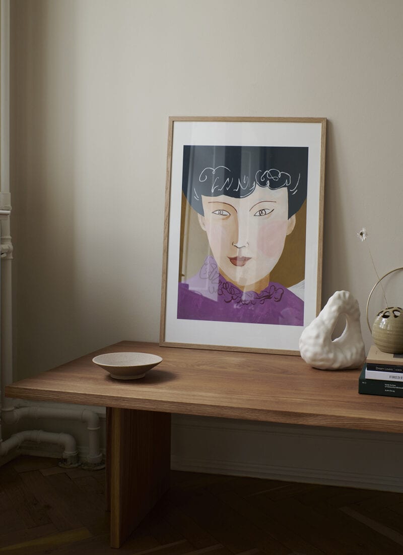 Jaron Su, Taiwanese Lady In 1950s Paris art print, The Poster Club