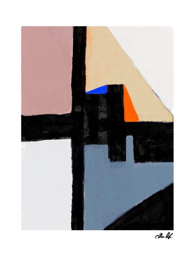 Estelle Graf, Kompromiss art print exclusively for The Poster Club