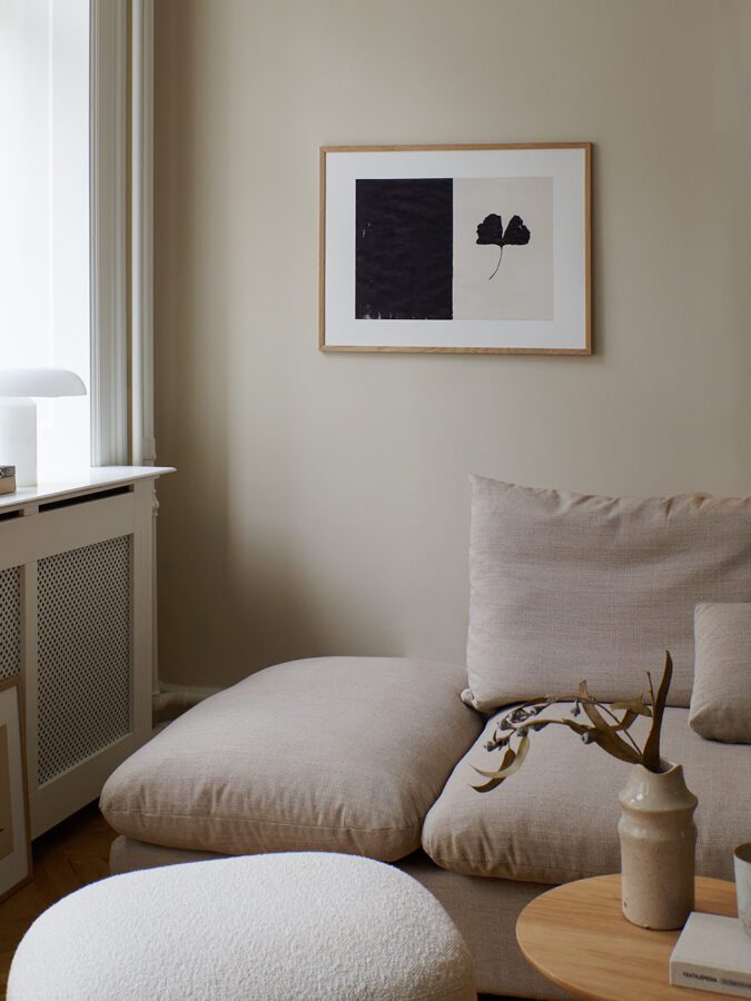 Ana Frois, Black Ginkgo art print - exclusively for The Poster Club