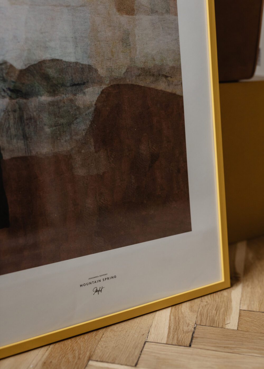 Johannes Geppert, Mountain Spring art print - The Poster Club