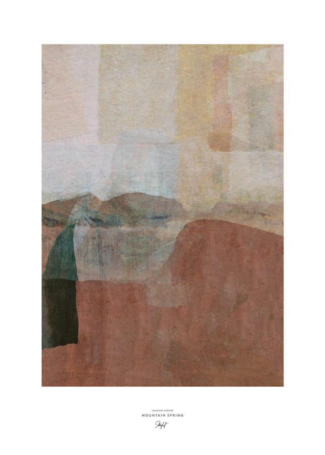 Johannes Geppert, Mountain Spring art print - The Poster Club