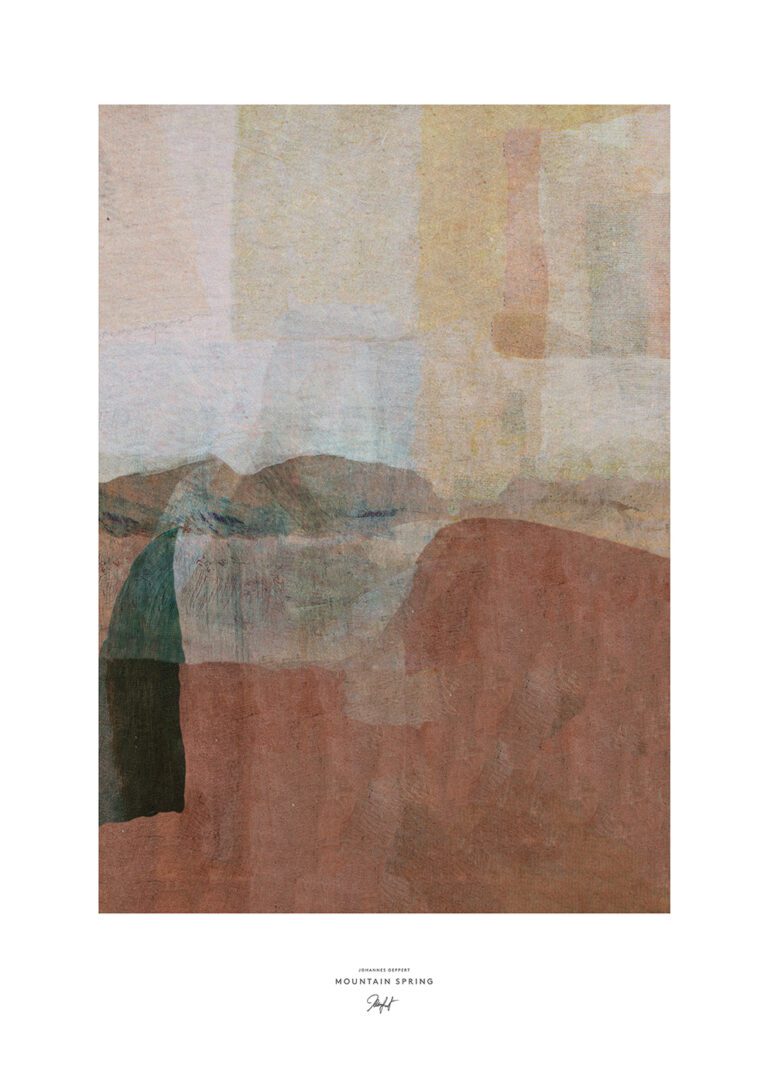 Johannes Geppert, Mountain Spring art print - The Poster Club