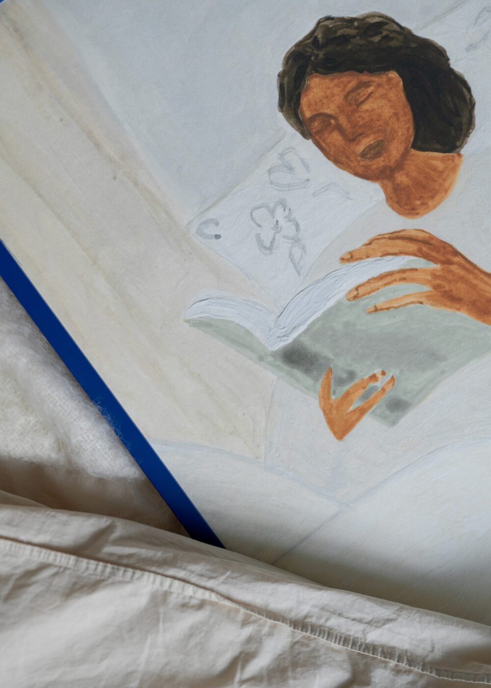 Isabelle Vandeplassche, Morning Read Art Print - The Poster Club