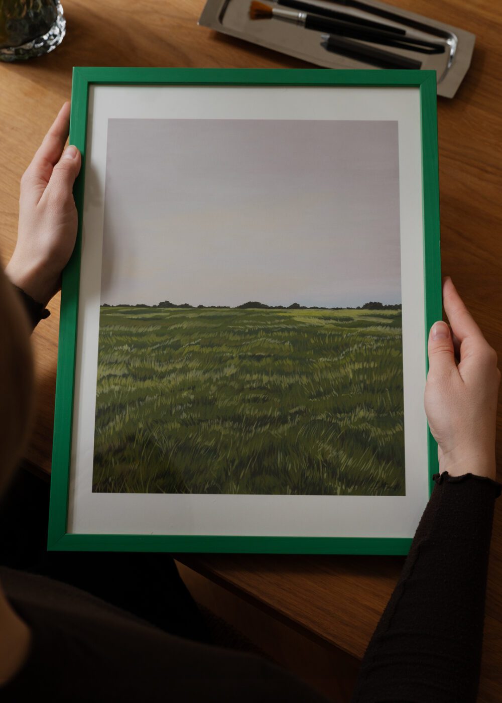 Jaron Su, Lilac Vetiver art print, The Poster Club.