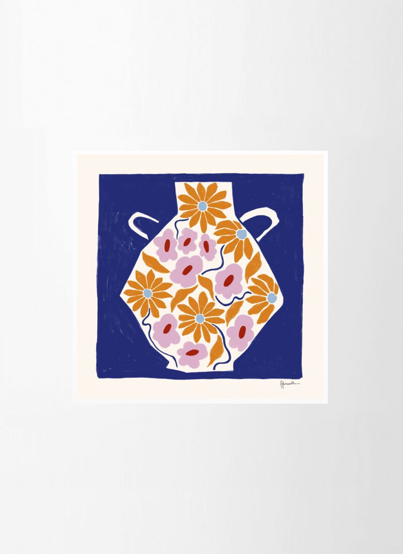 Frankie Penwill, Sunflower Vase fine art print - The Poster Club