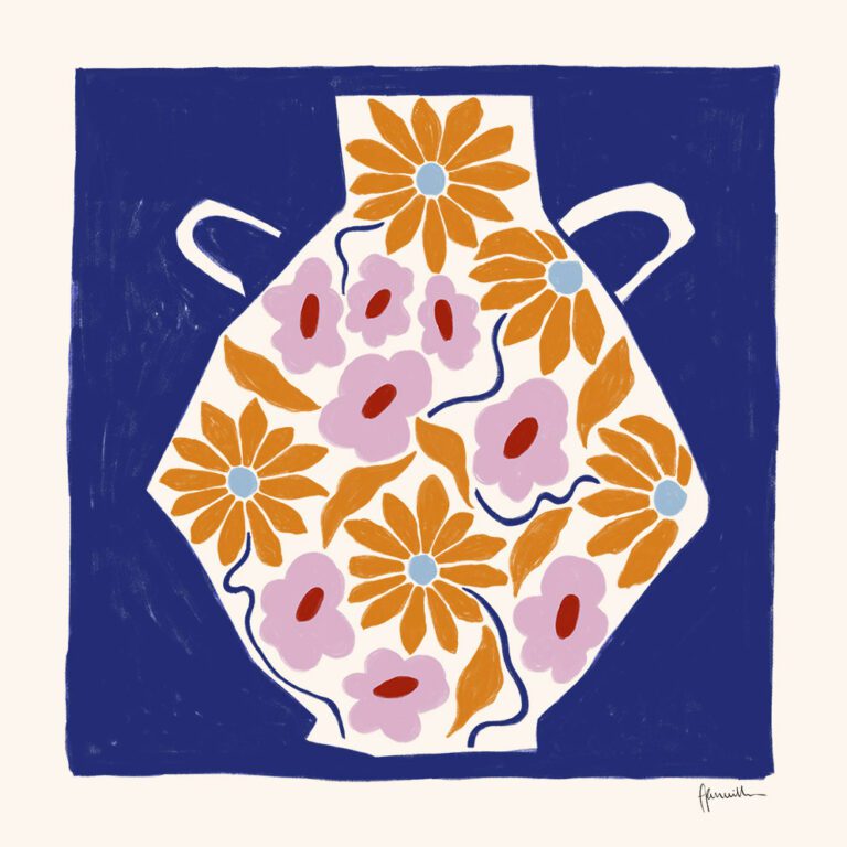 Frankie Penwill, Sunflower Vase fine art print - The Poster Club