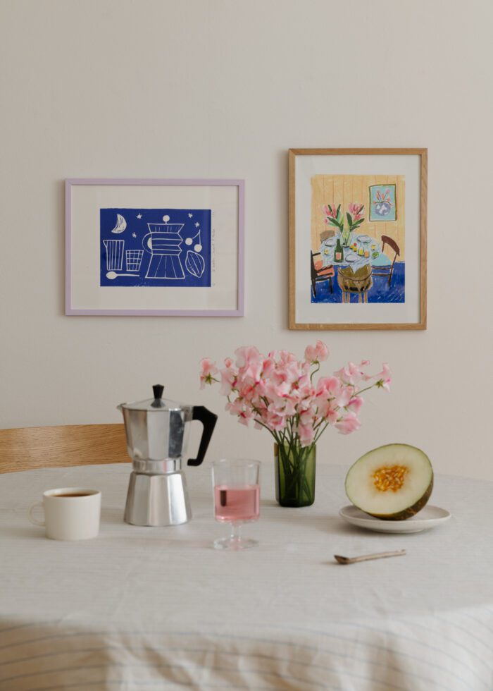 Laura Page, Pastel Table art print - THE POSTER CLUB