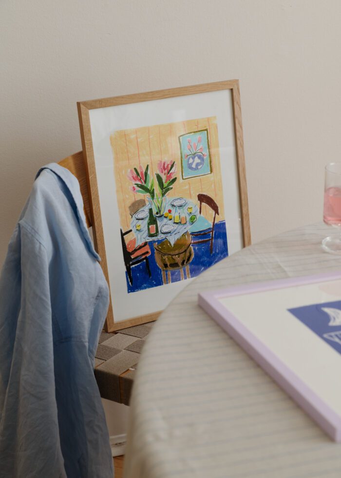 Laura Page, Pastel Table art print - THE POSTER CLUB