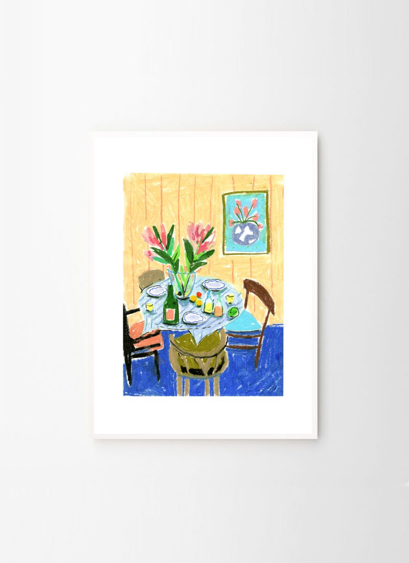 Laura Page, Pastel Table art print - THE POSTER CLUB