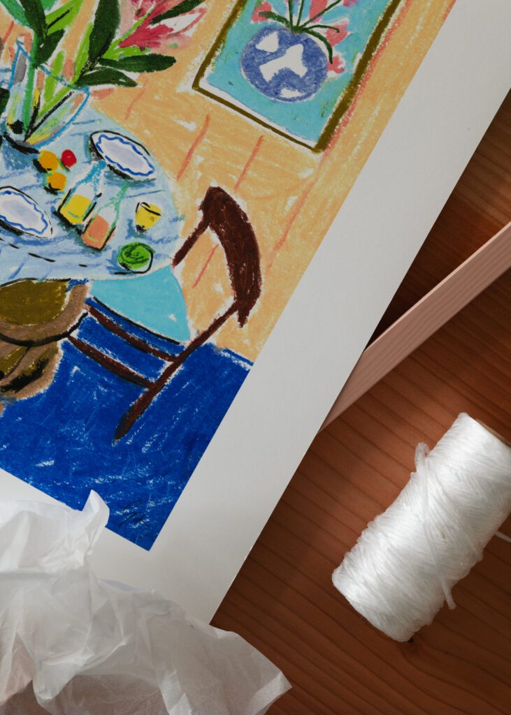 Laura Page, Pastel Table art print - THE POSTER CLUB