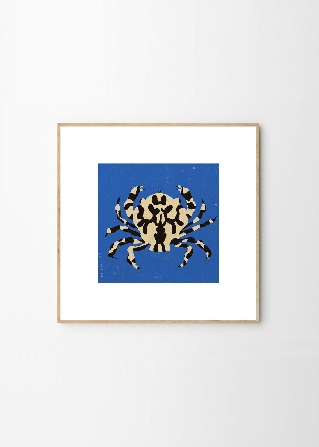 Enikő Katalin Eged, Calico Crab art print - THE POSTER CLUB