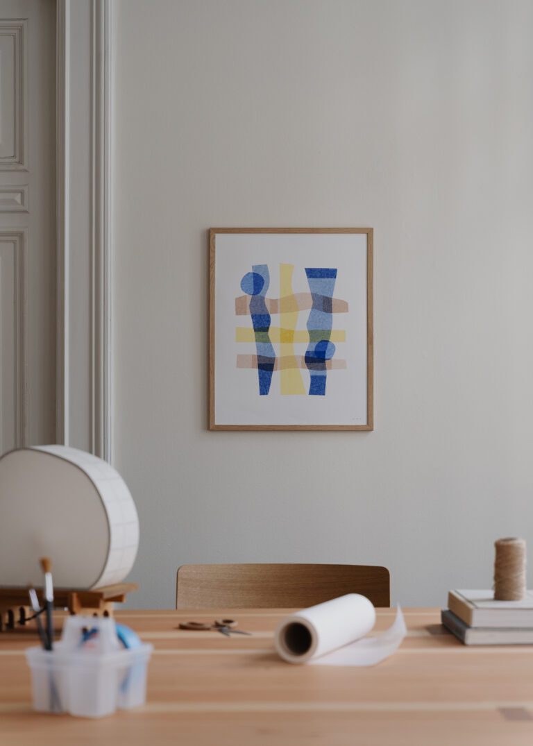 Another Art Project - Criss Cross art print - The Poster Club