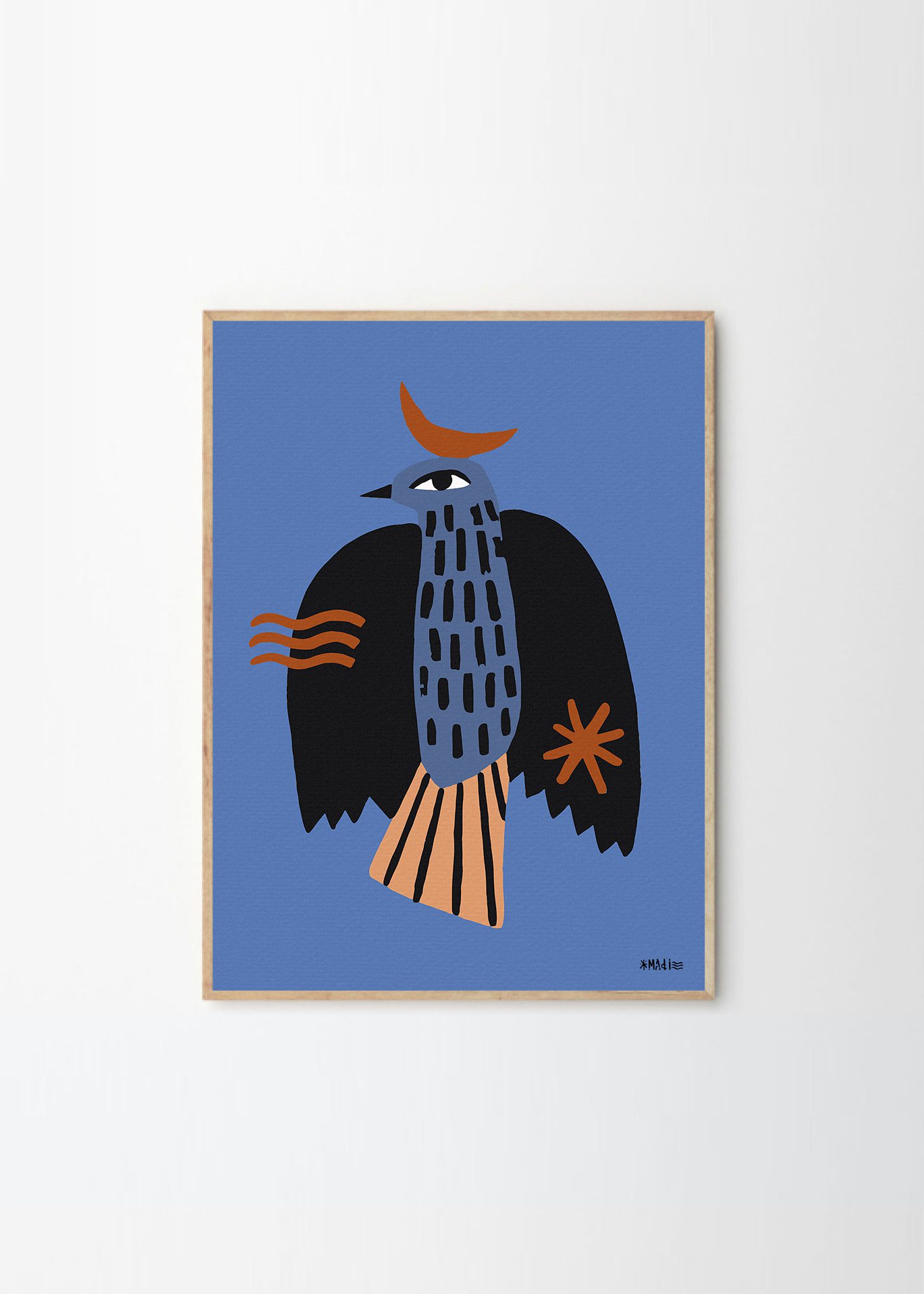 Madi, 'Feeling Free' art print - The Poster Club