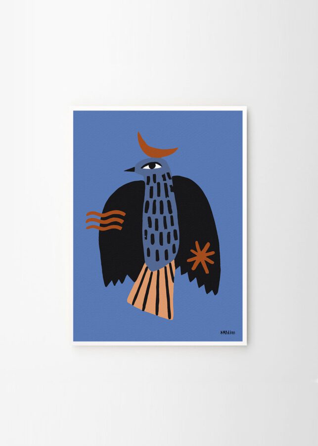 Madi, 'Feeling Free' art print - The Poster Club