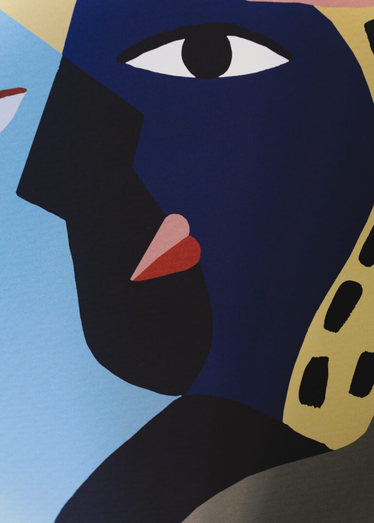 Madi, 'The Kiss' art print - The Poster Club