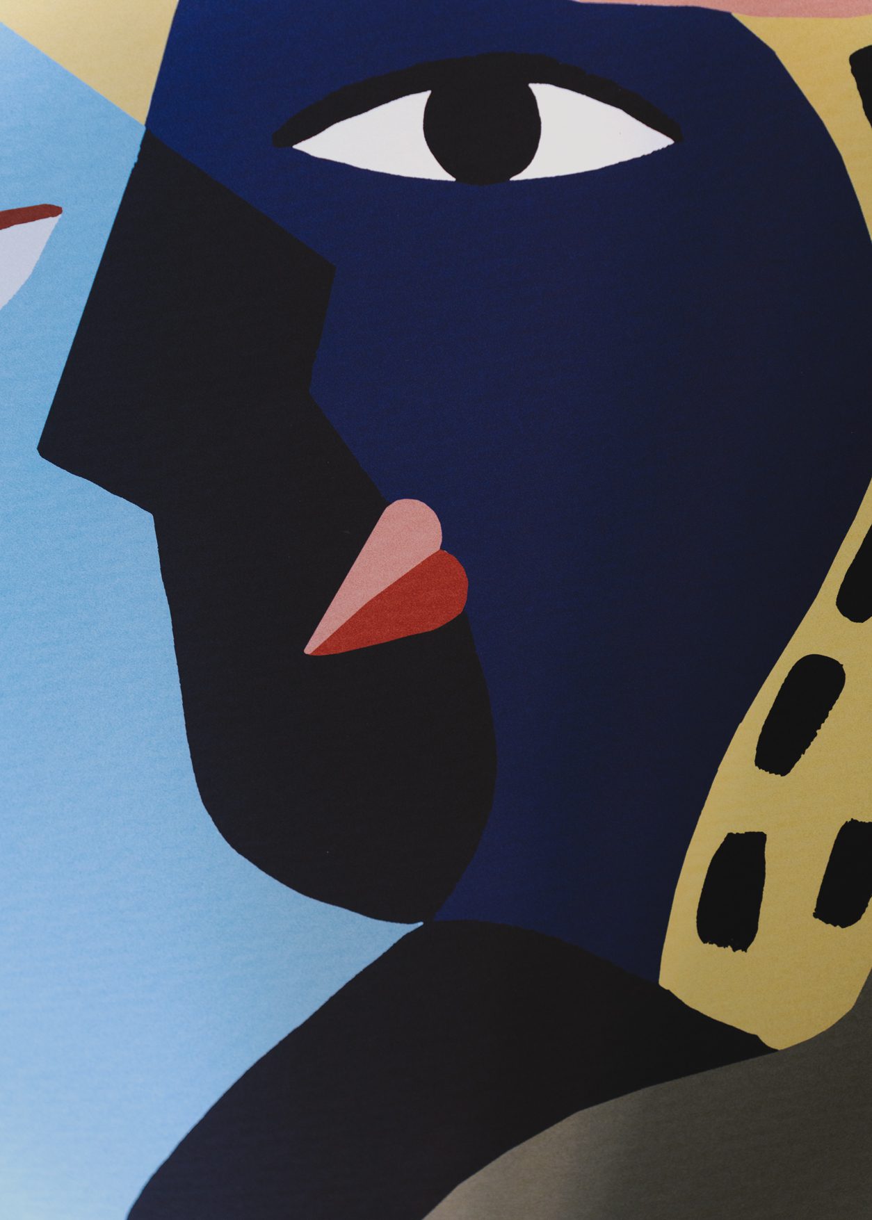 Madi, 'The Kiss' art print - The Poster Club