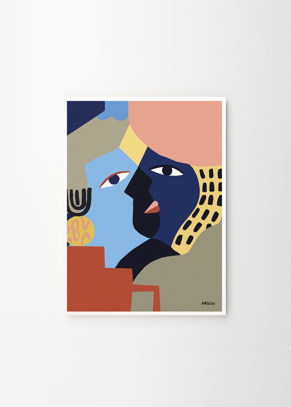 Madi, 'The Kiss' art print - The Poster Club