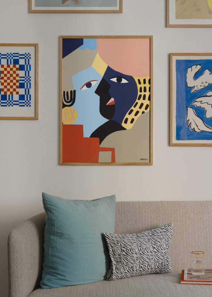 Madi, 'The Kiss' art print - The Poster Club