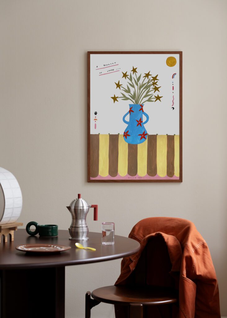 Kelly Jay, 'A Bouquet of Stars' exclusively for The Poster Club