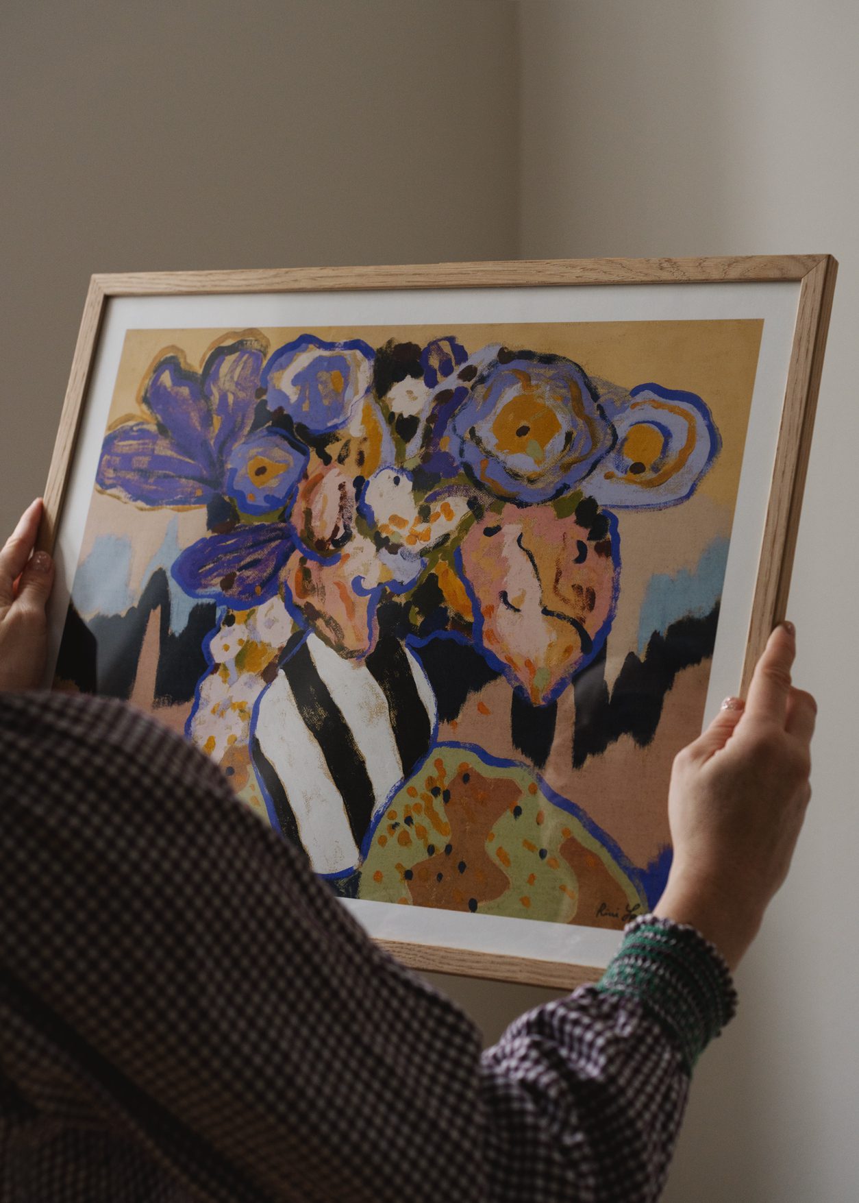 Rini Spiel, 'Violetta' art print exclusively for The Poster Club