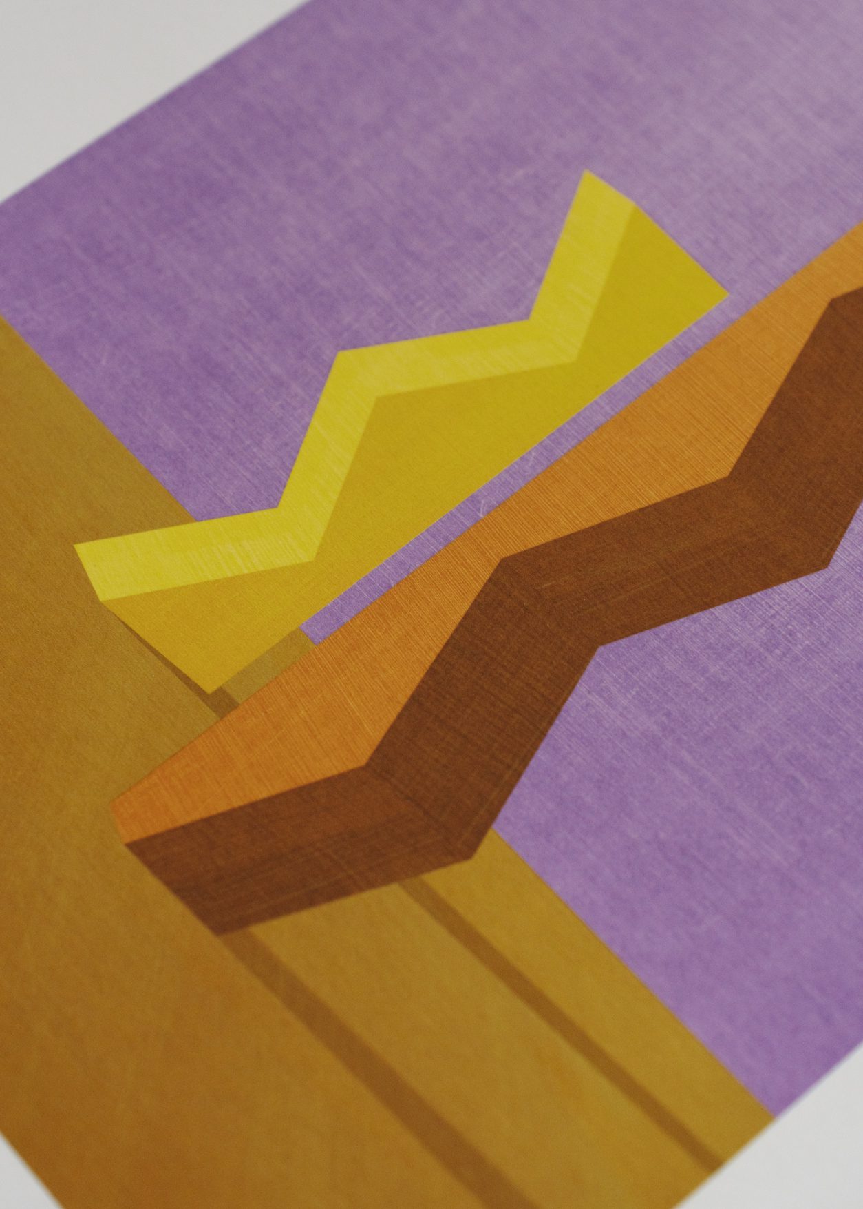 Teklan, 'Zigzag' Art Print - The Poster Club