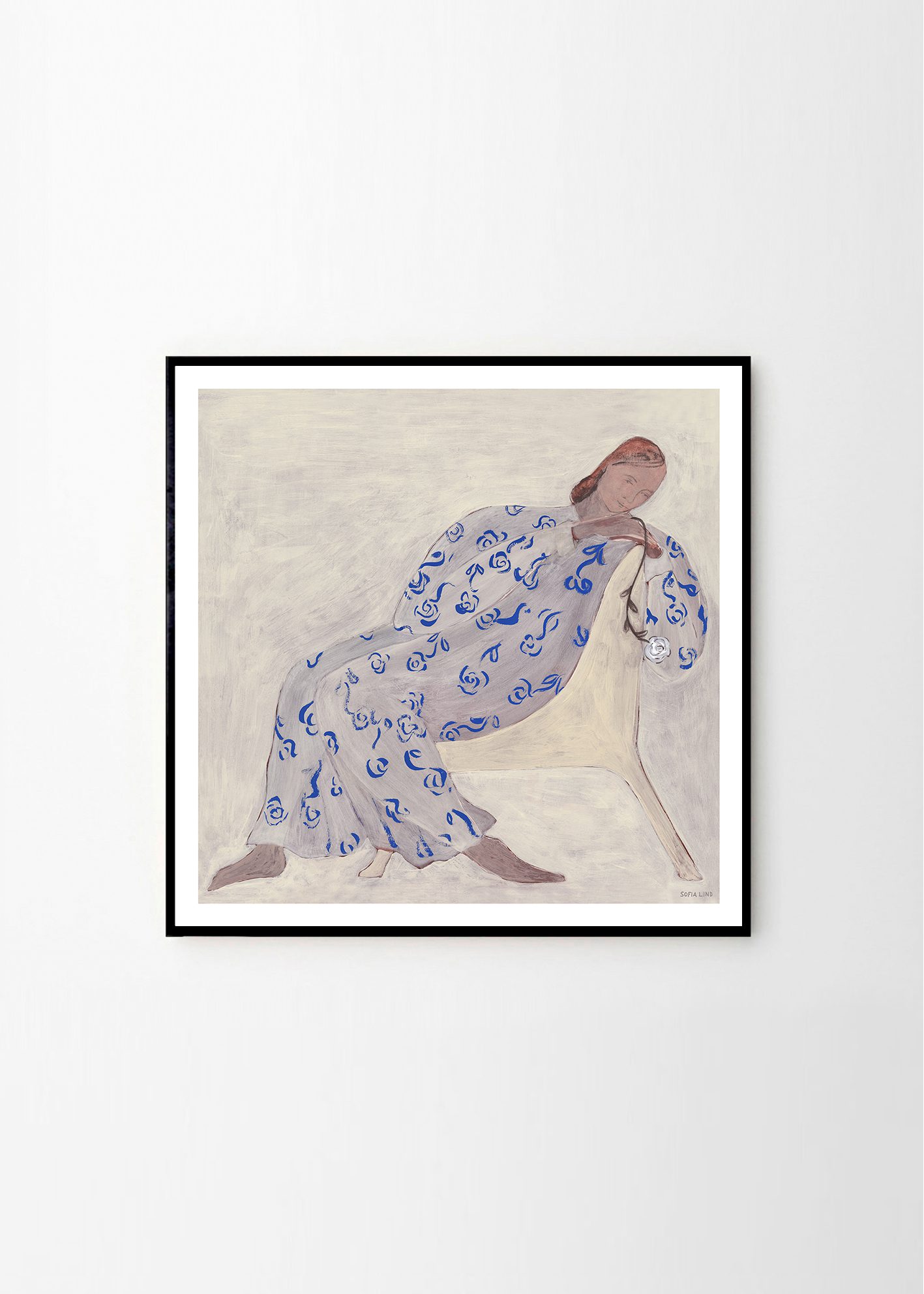 Sofia Lind, Rose art print exclusively for THE POSTER CLUB