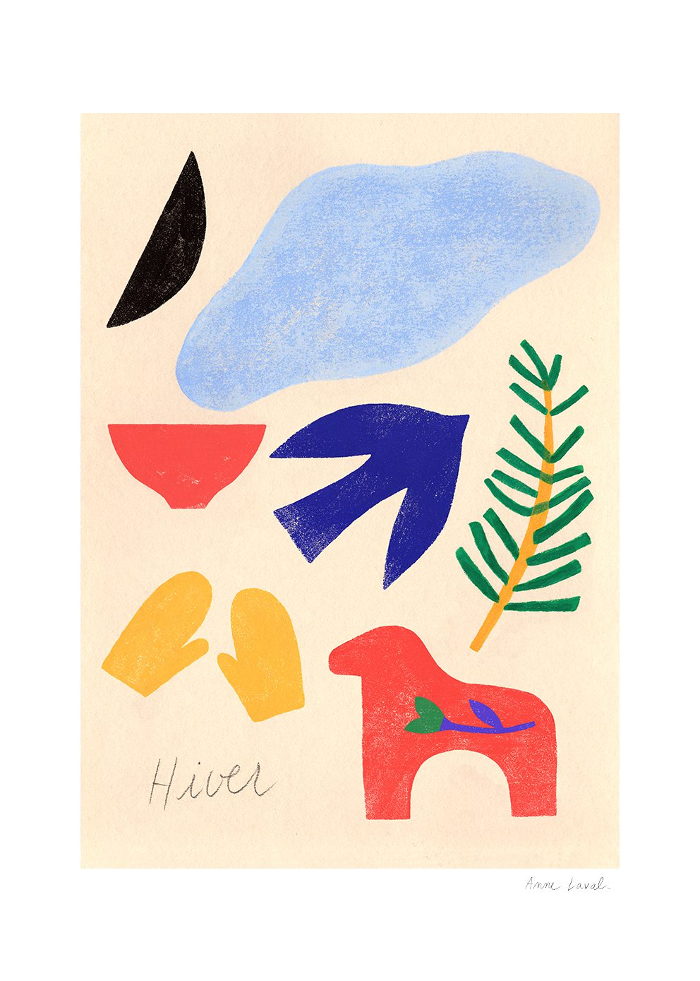 Anne Laval, Winter - Fine Art print - The Poster Club