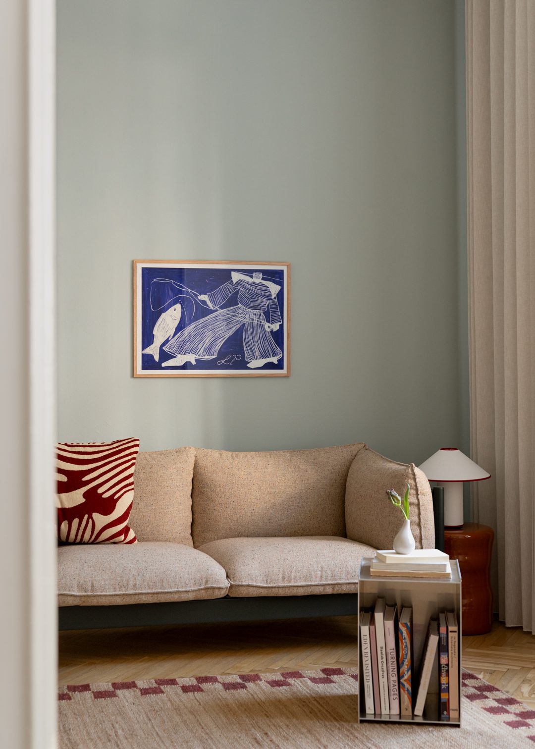 Lucia Tuffley, 'Sam Fishing' exclusively for The Poster Club