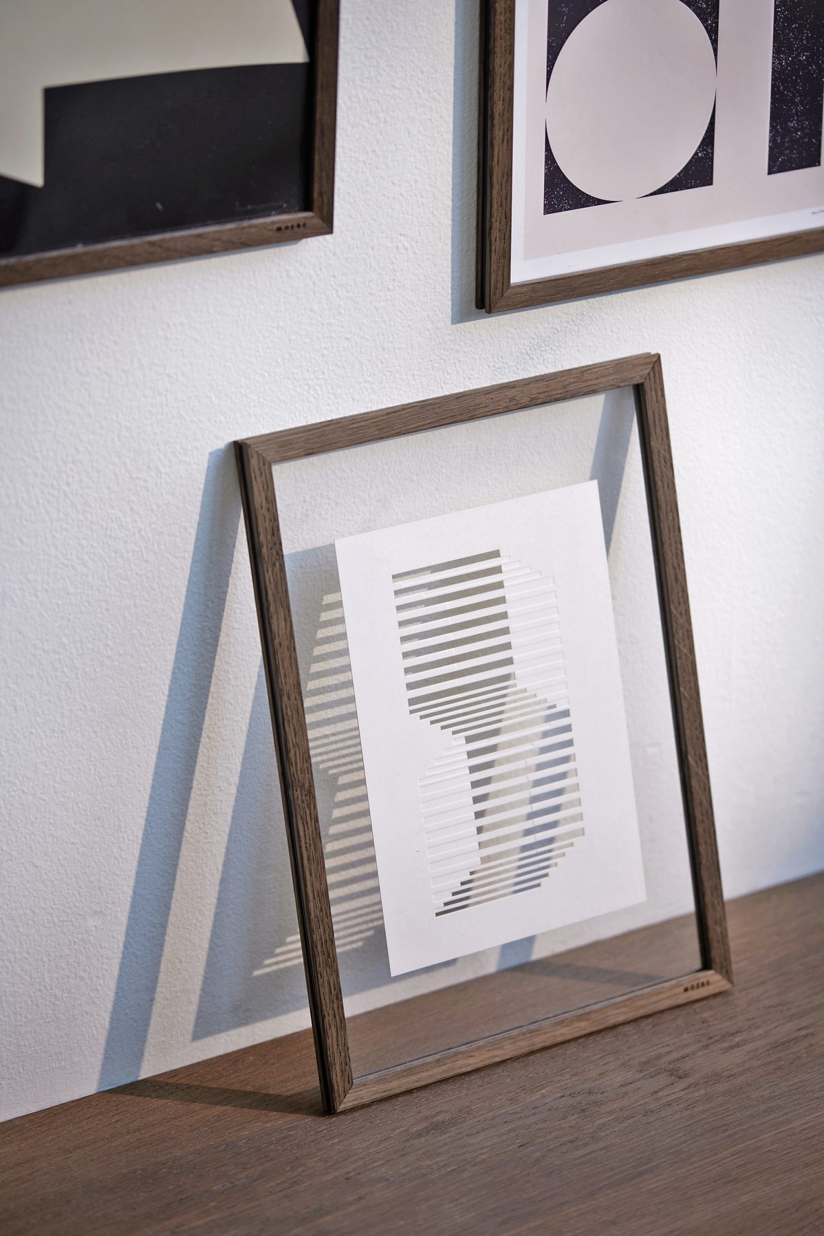 Transparent Moebe Frame in Smoked Oak - THE POSTER CLUB