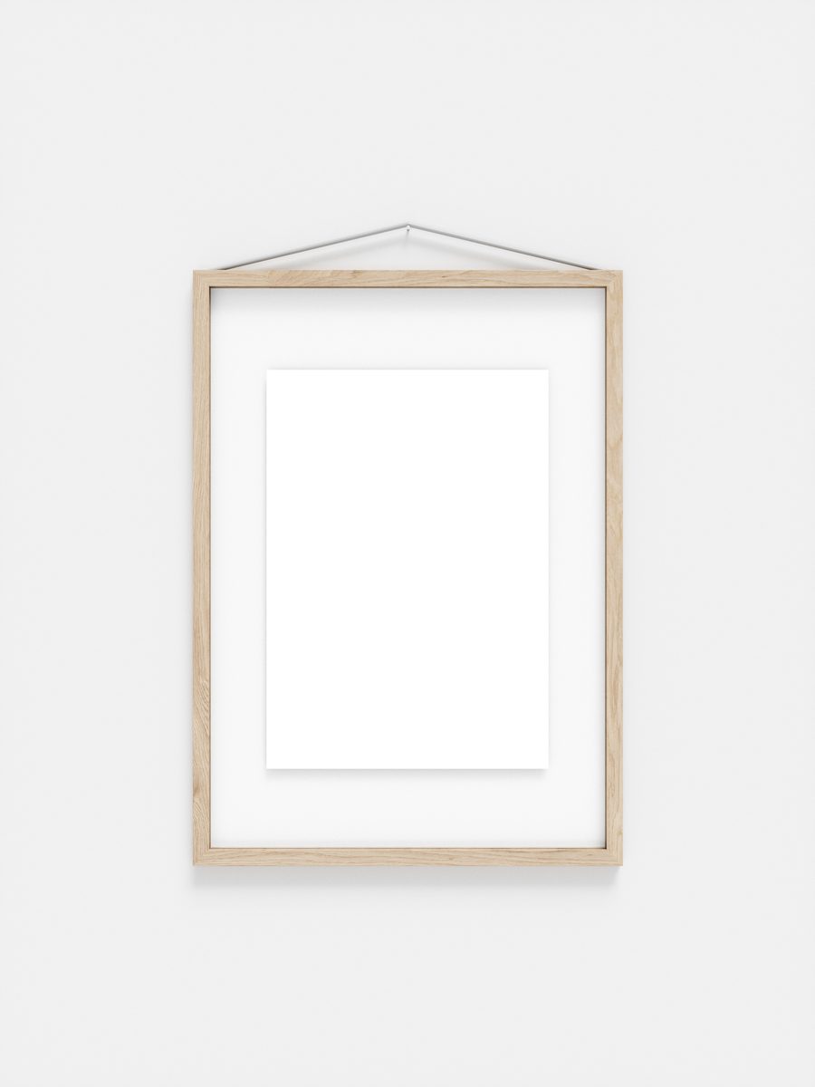 Transparent Moebe Frame in Ash - THE POSTER CLUB