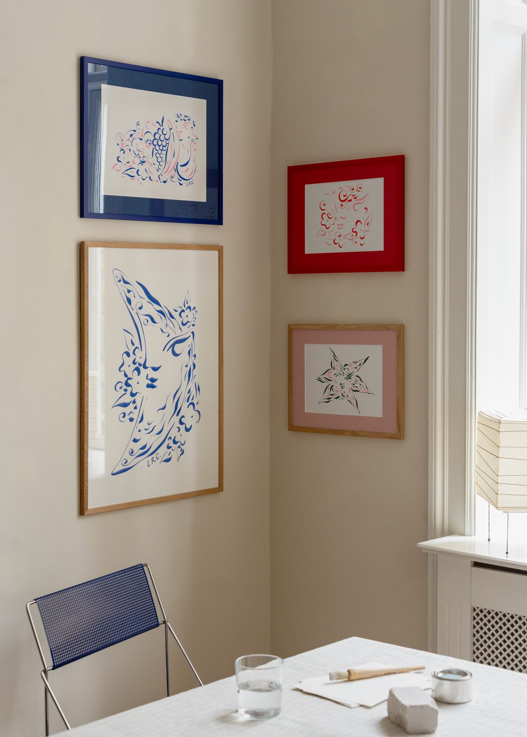 Lucrecia Rey Caro - Celestial Blossom art print - The Poster Club