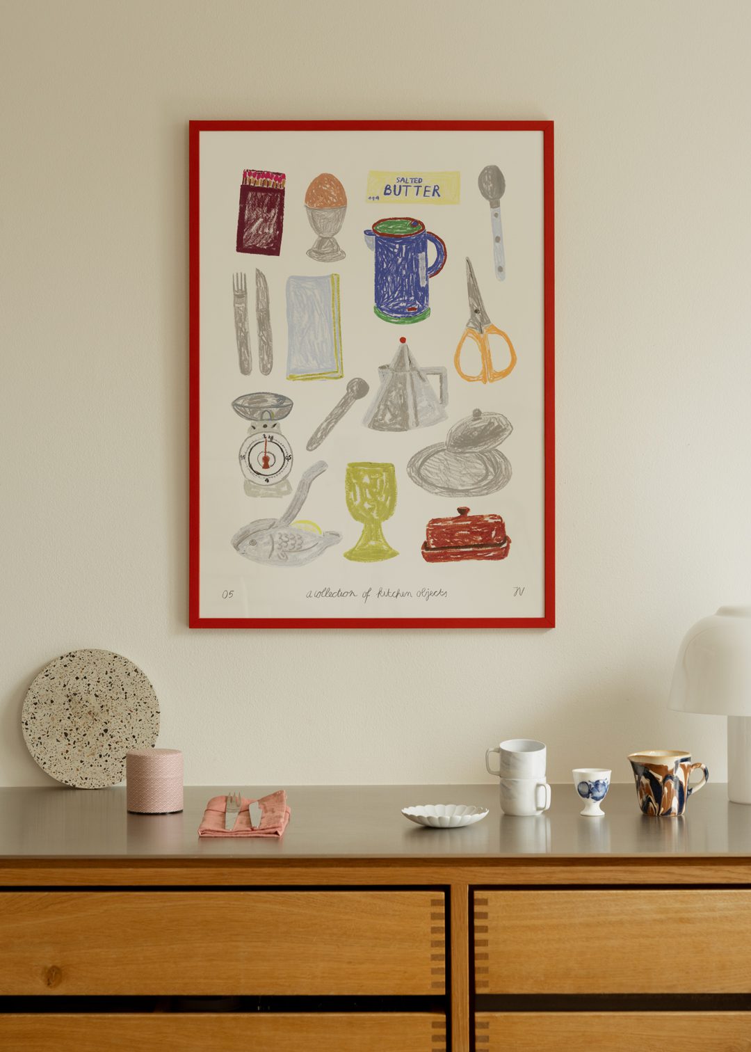 Isabelle Vandeplassche, A Collection of Kitchen Objects - The Poster Club