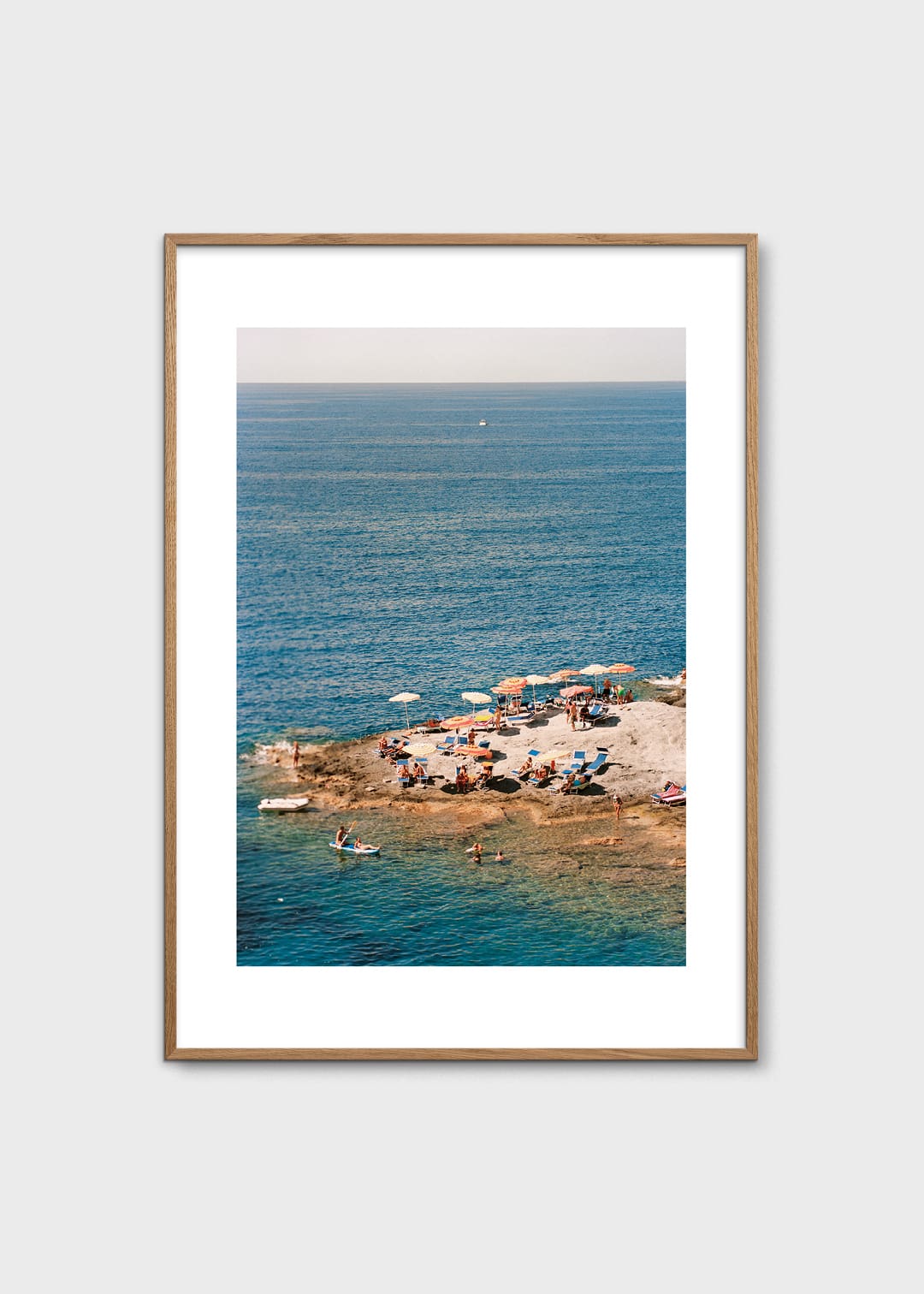 Anna Pihan - Ponza Tangerine art print - The Poster Club