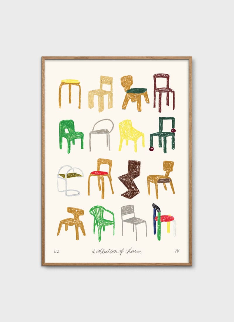 Isabelle Vandeplassche, A Collection of Chairs - The Poster Club