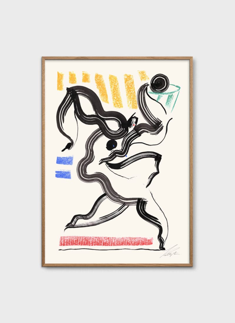 Kelly Anna, 'Basketball' Art Print - The Poster Club