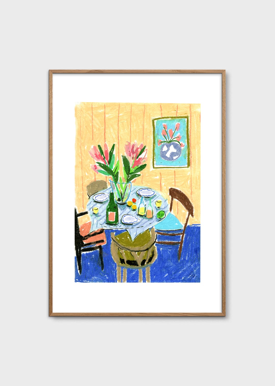 Laura Page, Pastel Table art print - THE POSTER CLUB