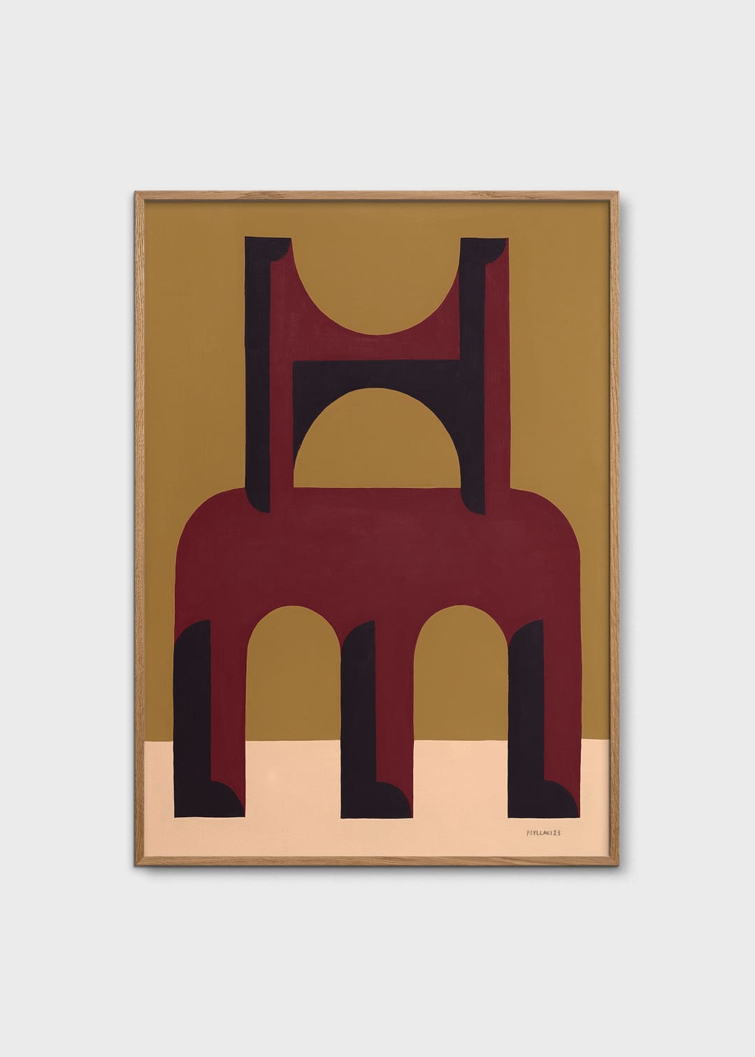 Studio Paradissi, 'Red Monument' art print - The Poster Club